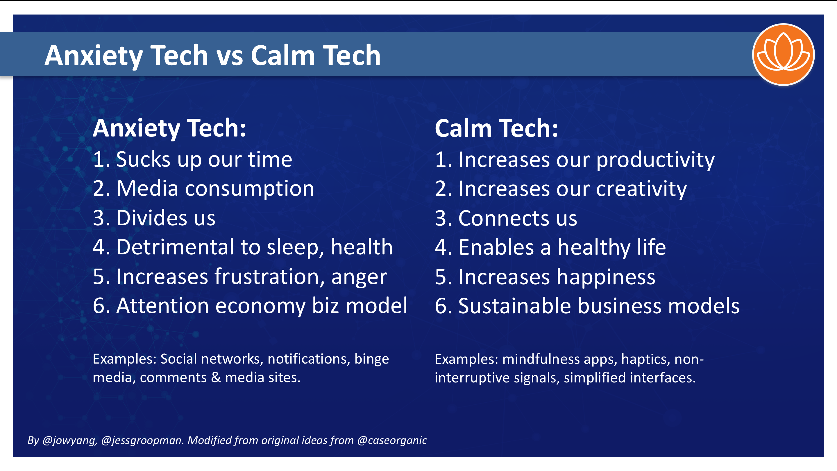 Is Technology making us Calm – or causing us Anxiety? | Jeremiah Owyang